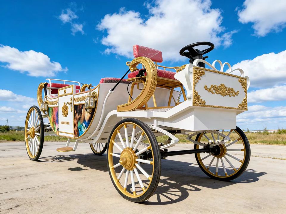 Victorian Royal Electric Horseless Carriage Elegant Wedding & Scenic ...