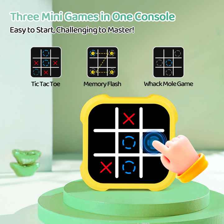 Electronic Tic Tac Toe Puzzle Game Console for Kids & Adults, OEM