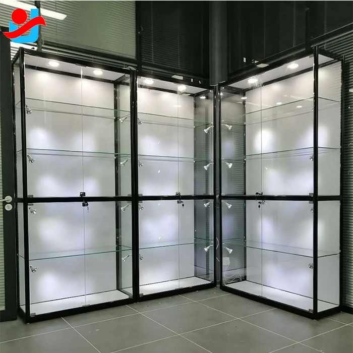 Free Standing Glass Display Cabinet - Perfect for Retail