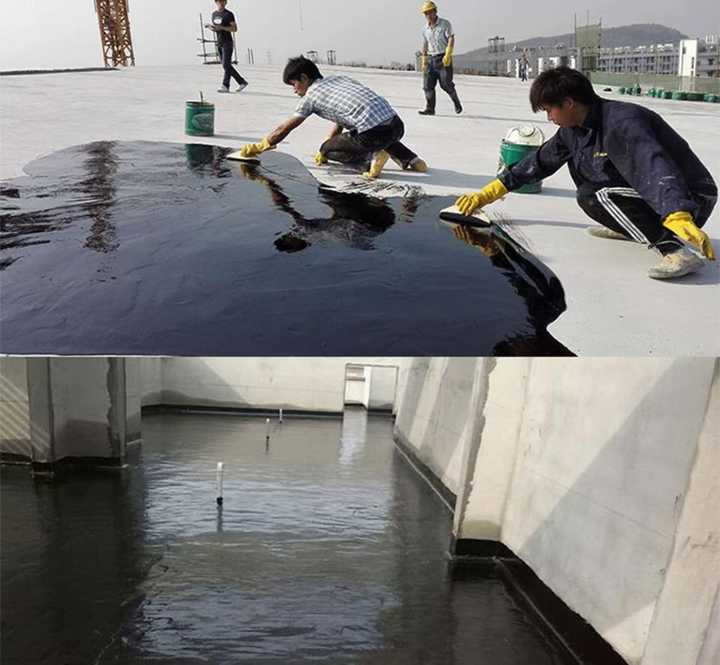 Single-component Polyurethane Waterproof Asphalt Material Waterproof for Building Repair ...