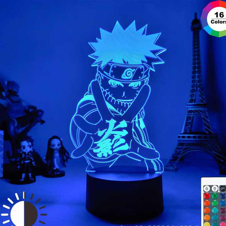 Anime Sakura Itachi Uchiha Akatsuki Kakashi 7 Colors 3D USB Touch LED ...