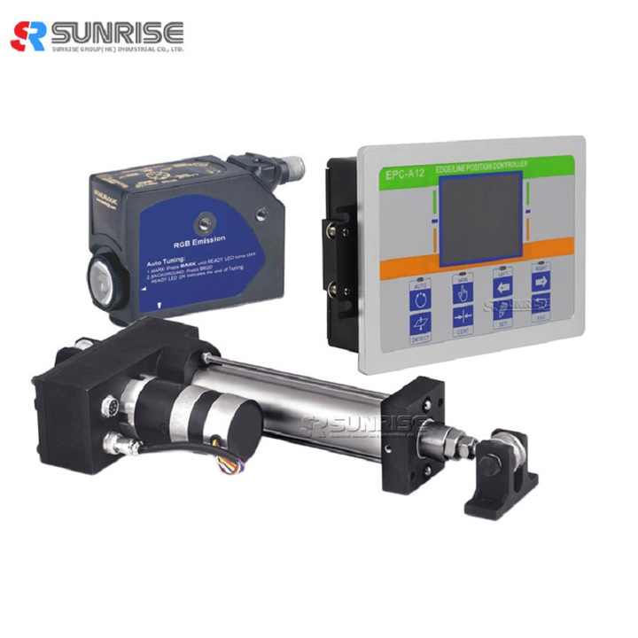Edge Position Control System with Photoelectric Sensor
