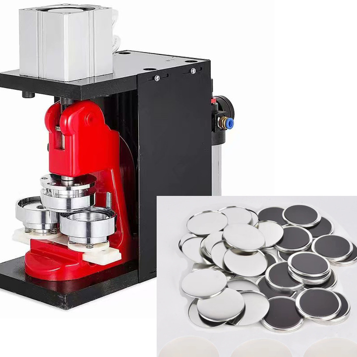 Round Shape 25/32/37/44/50/56/58/75mm Magnet Button Badge Machine Semi ...
