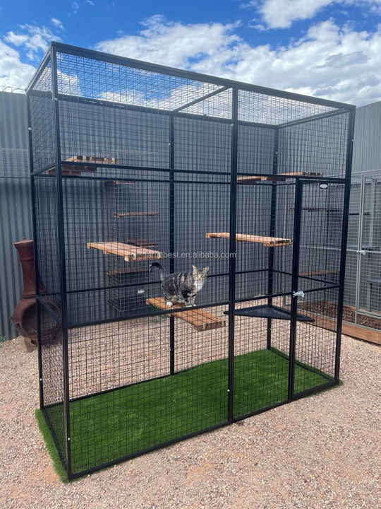 Extra Large Outdoor Cat Enclosure - Eco-Friendly & Durable