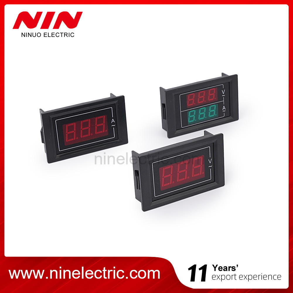 AC DC digital ammeter AC ammeter current tester panel LED display ...