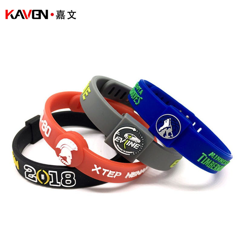 Design Your Own Cheap Personalized Custom Logo Silicone Wristband