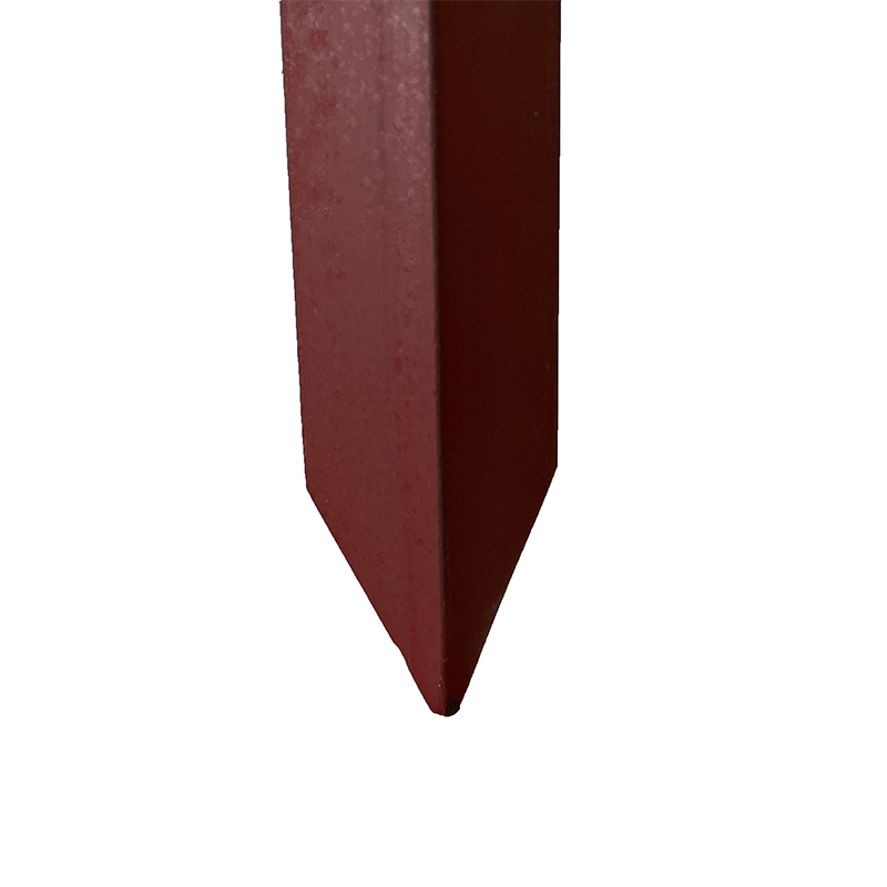 Angle Steel Post for Garden Fence Red Painted High Stability Metal ...