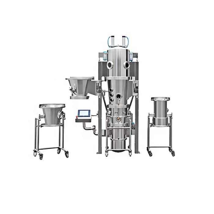 Fluidized Fluid Bed Dryer Coating Machine Granulator Drying Machine ...