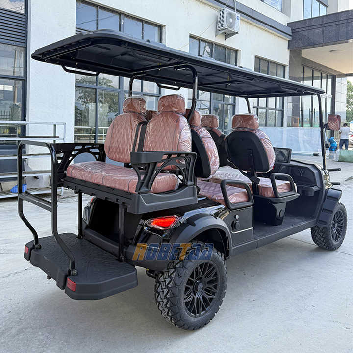 6 Seater Electric Resort Car 4 Wheel Drive Electric Hunting Buggy ...