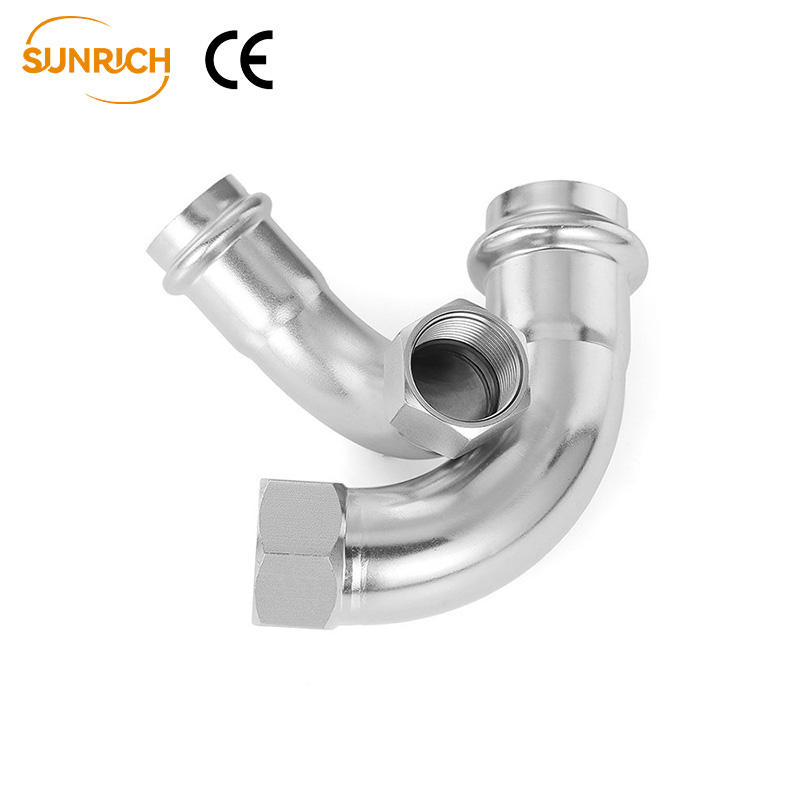 EU Standard Food Grade V-Type 304/316L 45 Degree External Threaded ...