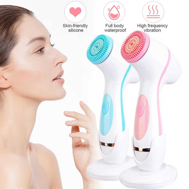 3 Heads Face Spa Facial Rotating Beauty Massager Skin Deep Cleaning ...