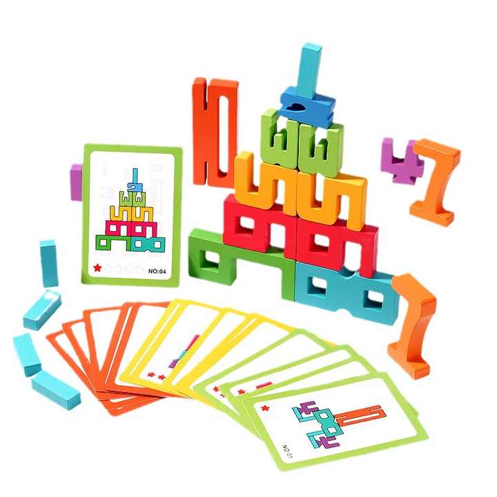 Digital Building Blocks - Montessori Stacking Game for Kids