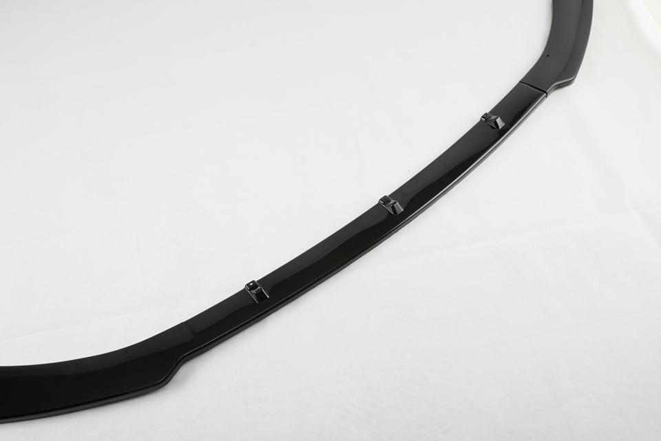 High Quality Cars Vehicle Body Kit Gloss Black Plastic Front Bumper Lip ...