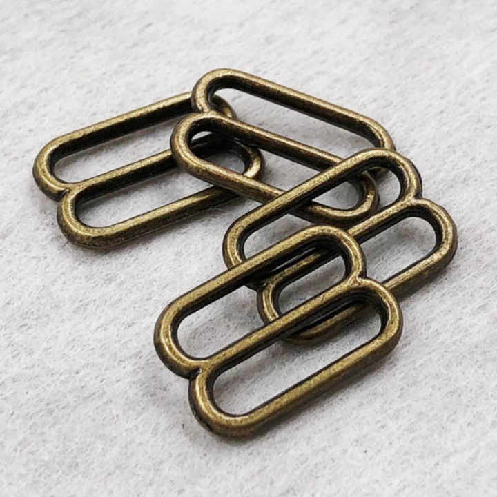 Custom Metal Bra Adjuster Ring Slider and Hook Underwear Accessories Buckle