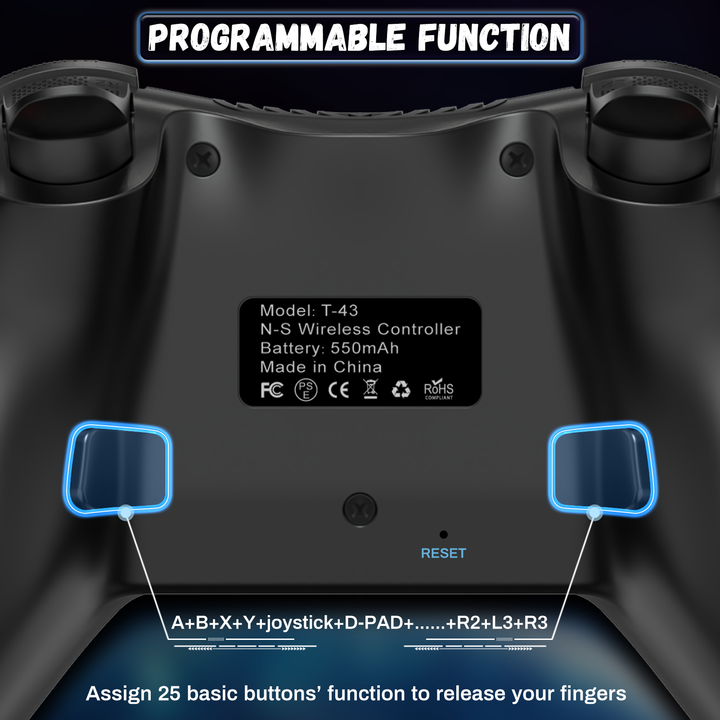 Wireless for Nintendo Switch Lite OLED PC Gamepad with Wake-up Switch ...