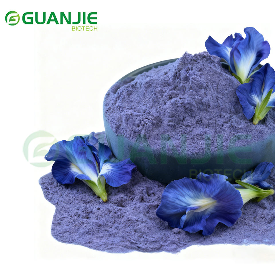 Water-Soluble Butterfly Pea Flower Powder Food Grade Butterfly Pea ...