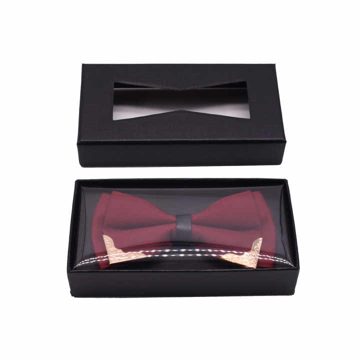 Promotional Black Gift Box Bowtie Packaging for Bow Ties Custom ...