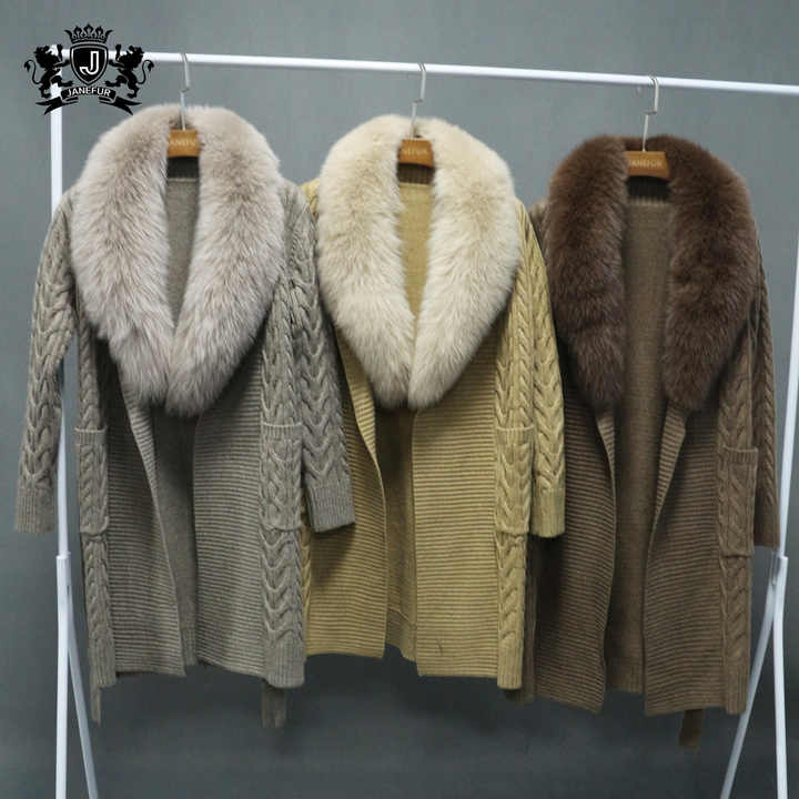 Women Fur Sweater High Quality Luxury Furry Outerwear Fashion Lady Long ...
