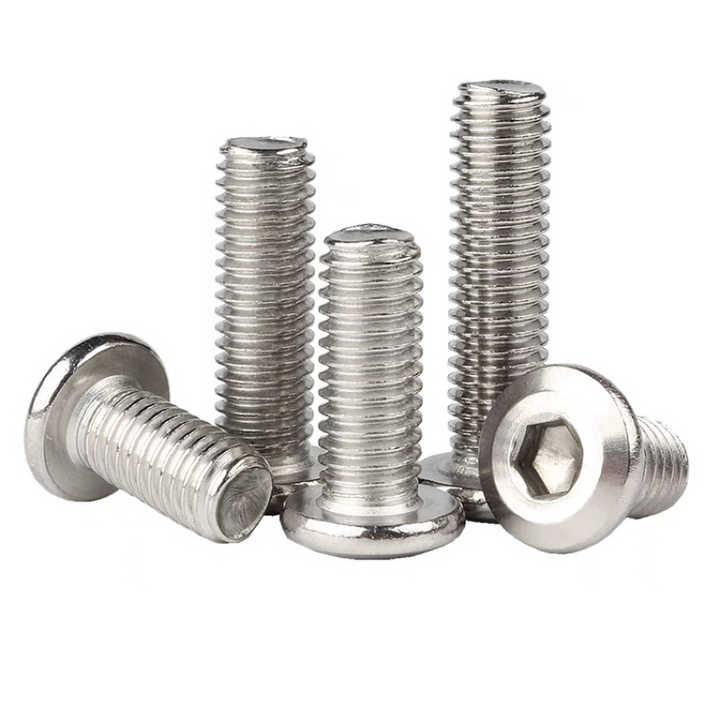 Stainless Steel Allen Wafer Ultra Low Head Screws Hex Socket Thin Head Screw Flat Head Hexagon ...