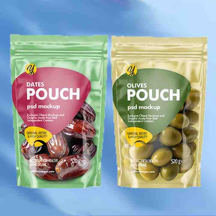 Custom Printed Individual Packaging Biscuit Package Flat Pouch ...