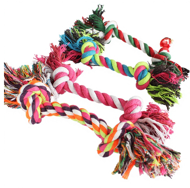 Pet Safe Rope Chew Toy Made from Natural Cotton Biodegradable and Safe ...