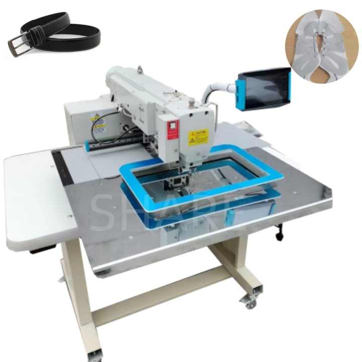 Shoe Upper Pattern Sewing Machine Label Attaching Sewing Machine ...