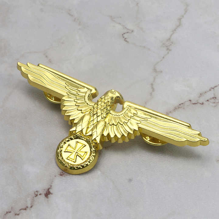 Customizable Masonic Eagle Brooch Metal Badge & Emblem - ODM