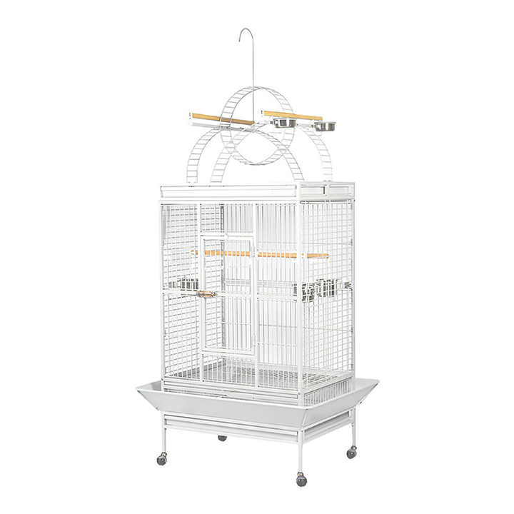 Extra Large Stainless Steel Bird Cage Solid Pattern Design with Button ...