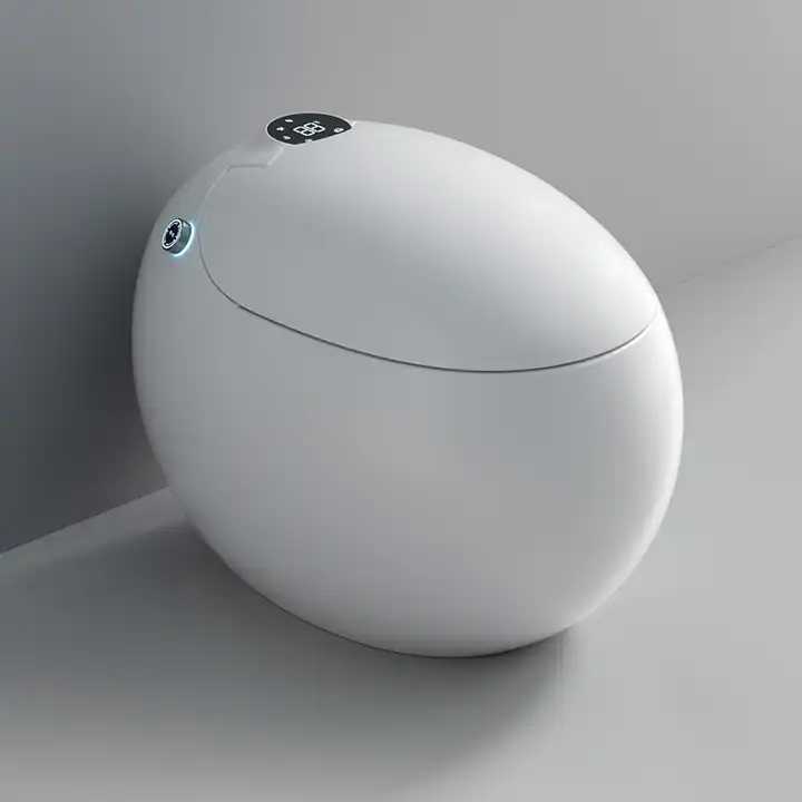 2023 Smart Wc Egg Shape Auto Intelligent Toilet - Heated Seat & Air-drying
