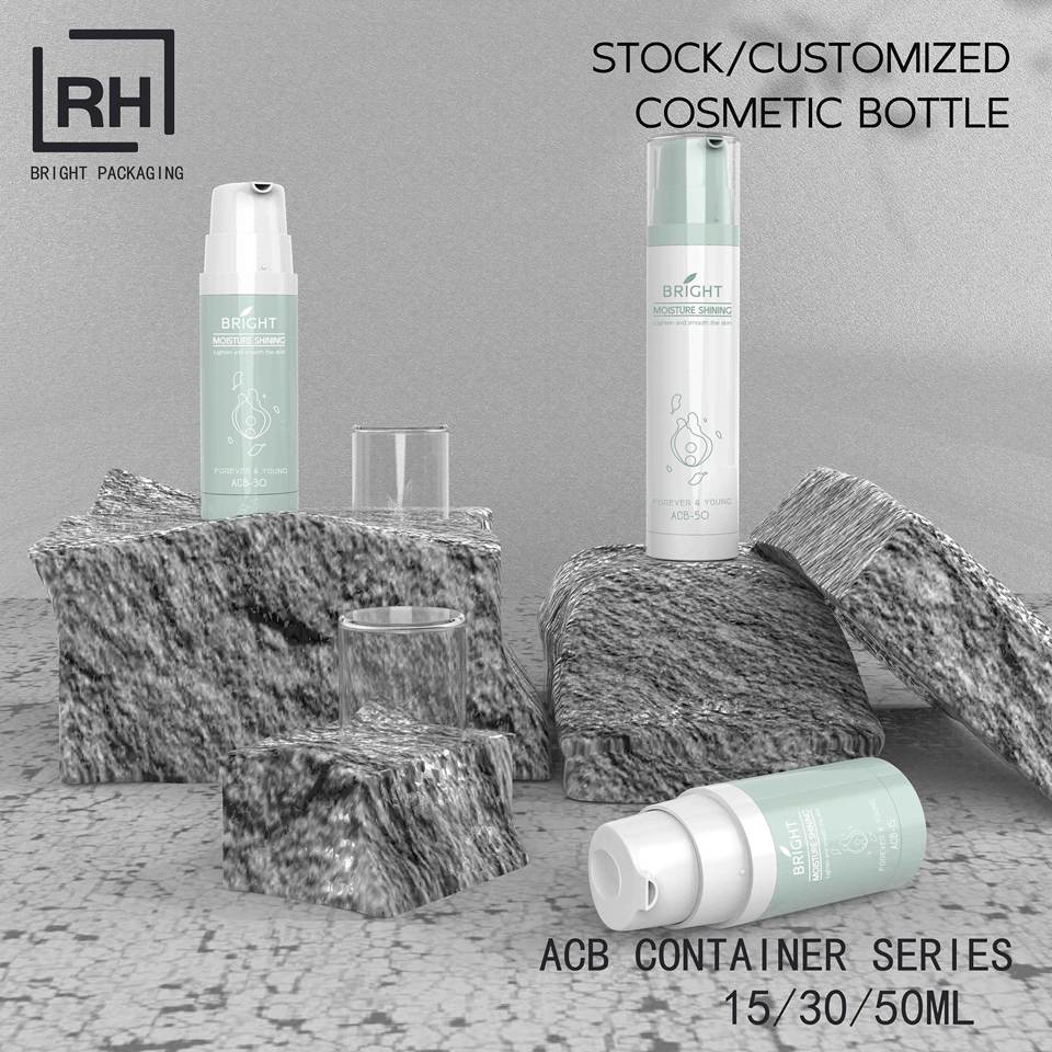 Factory Product 15G 30G 50G Airless Pump Cosmetic Essence Packaging ...