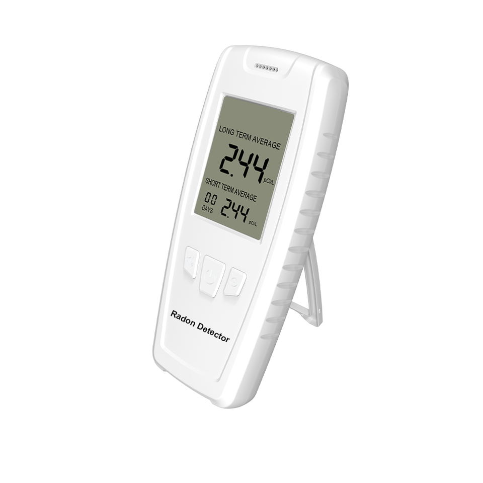Digital Radon Monitor Long Term And Short Term Test Battery Supply Use ...