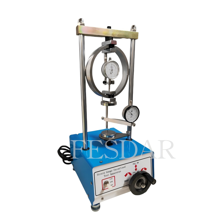 Strain Unconfined Compression Test Apparatus for Soil Sample Strength ...