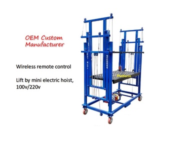electric scaffold lift mobile electric lifting scaffolding with remote ...