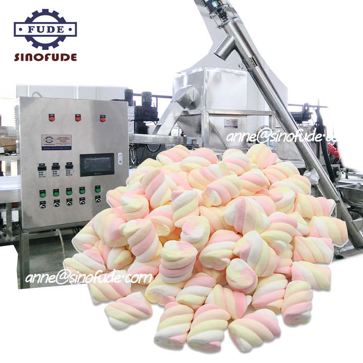 Stainless Steel Fully Automatic Cotton Candy Industrial Marshmallow ...
