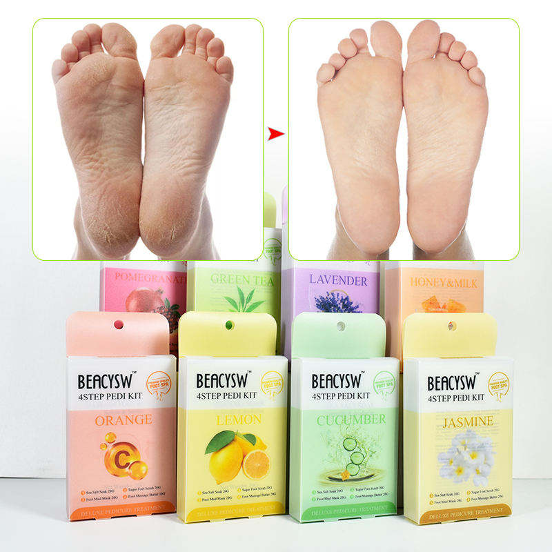 4 in 1 Foot Skin Care Pedicure Kit - Natural Spa Supplies