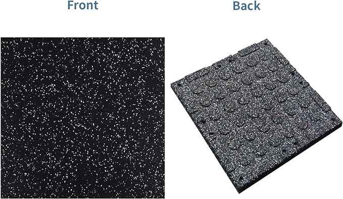 Heavy Duty Field Floor Shock Absorber - EPDM Rubber Mats