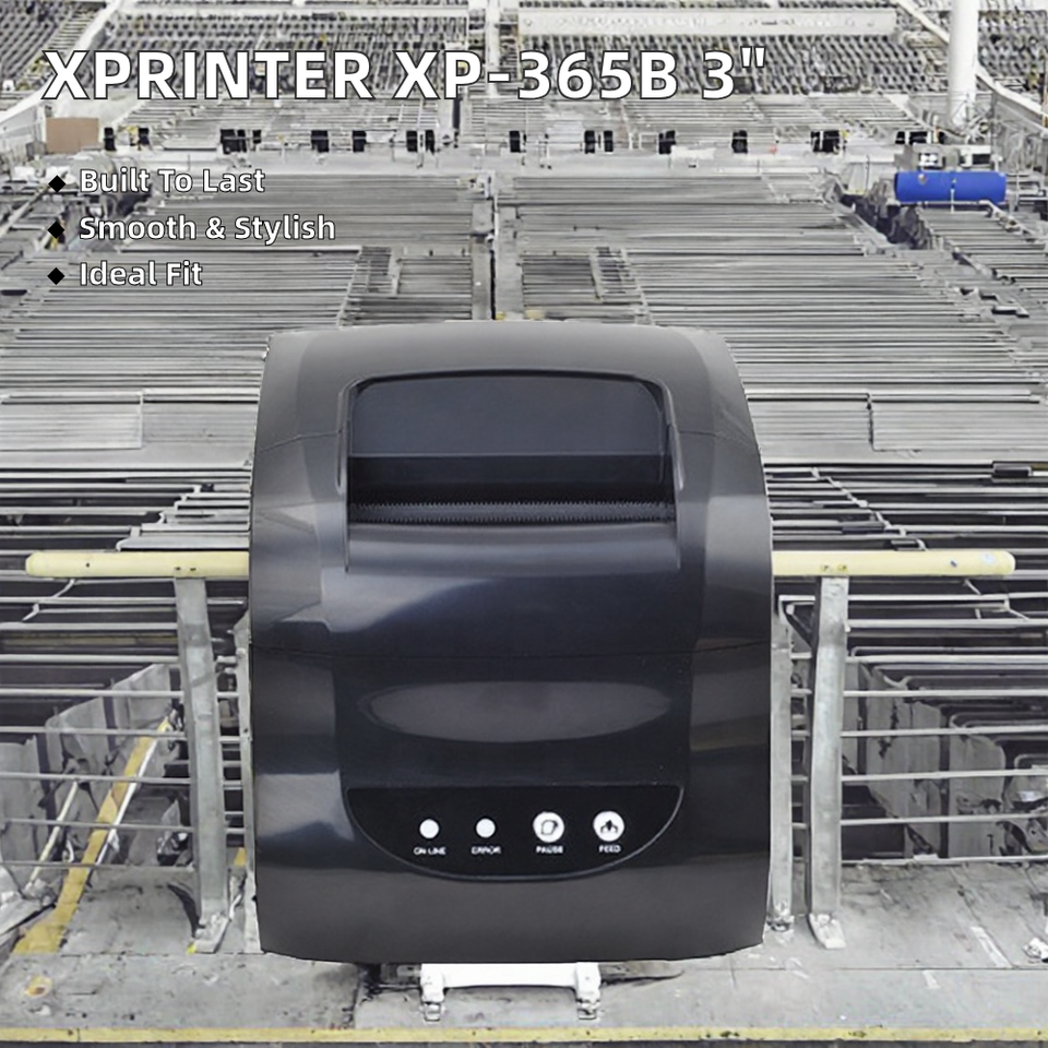 Xprinter 3inch Thermal Label & Receipt Printer XP-365B with Two-in-one ...