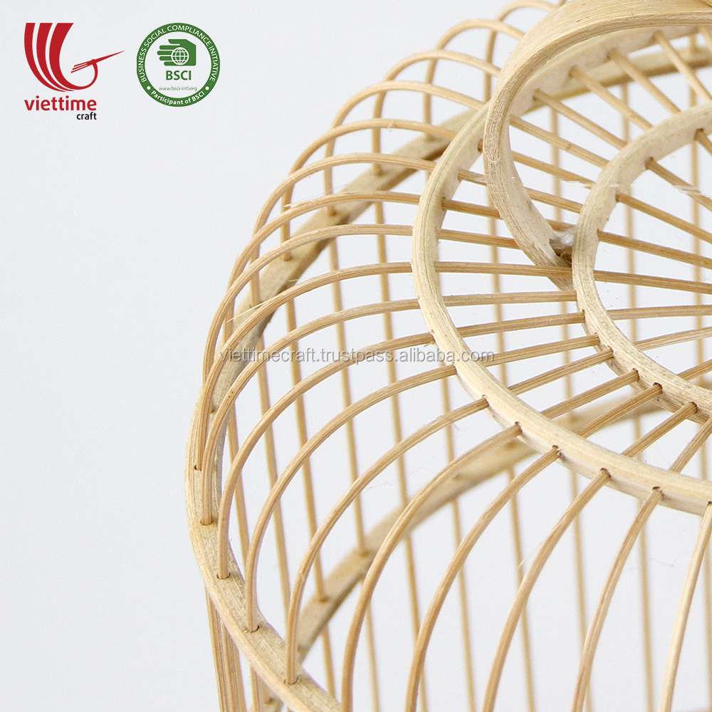 Bamboo Bird Cage - Handmade Eco-Friendly Design 2025