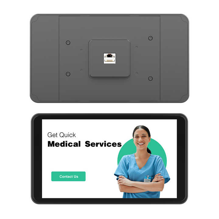 8 Inch Android Hospital Bed Monitor - Smart & Touch Screen