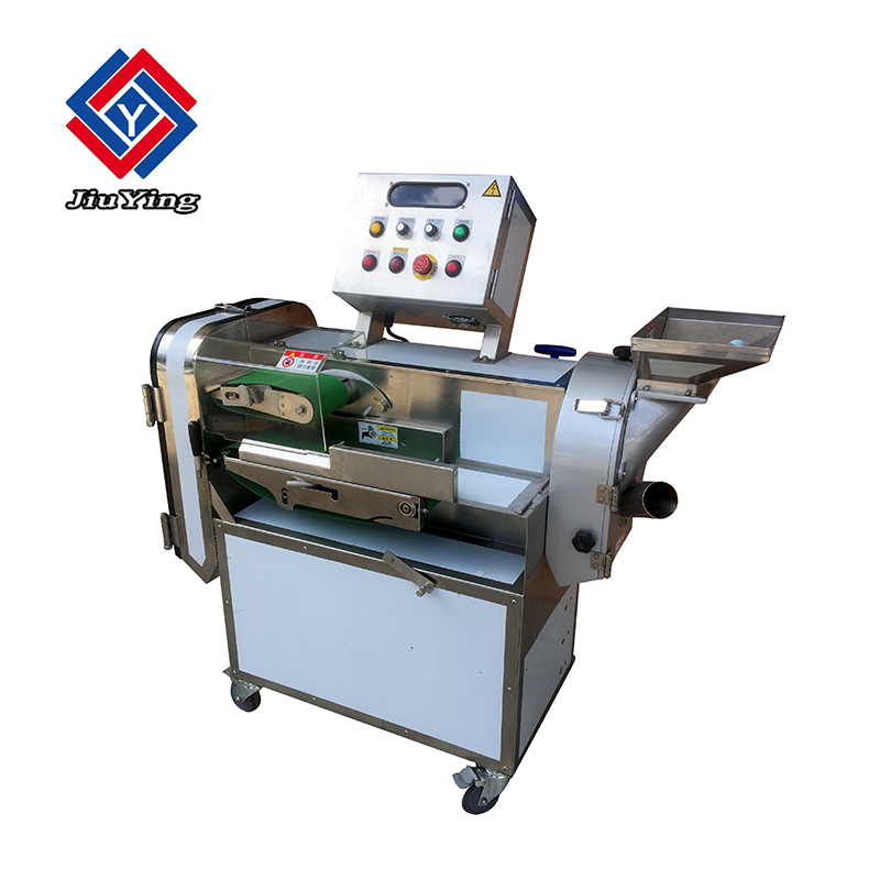 TJ-118 CNC multi-functional vegetable cutting machine double head kitchen equipment