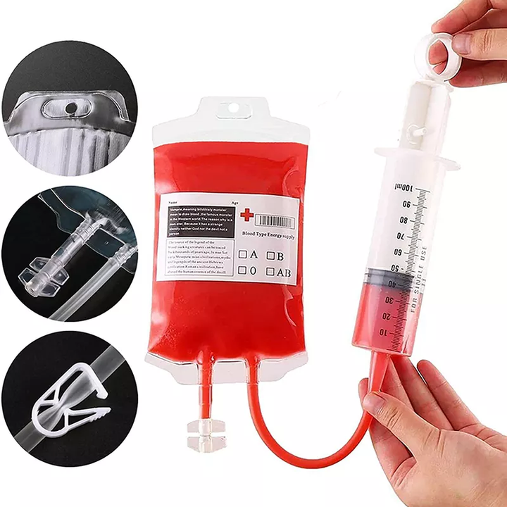 Wholesale Blood Bags Halloween Party Vampire Blood Bags Food Grade ...