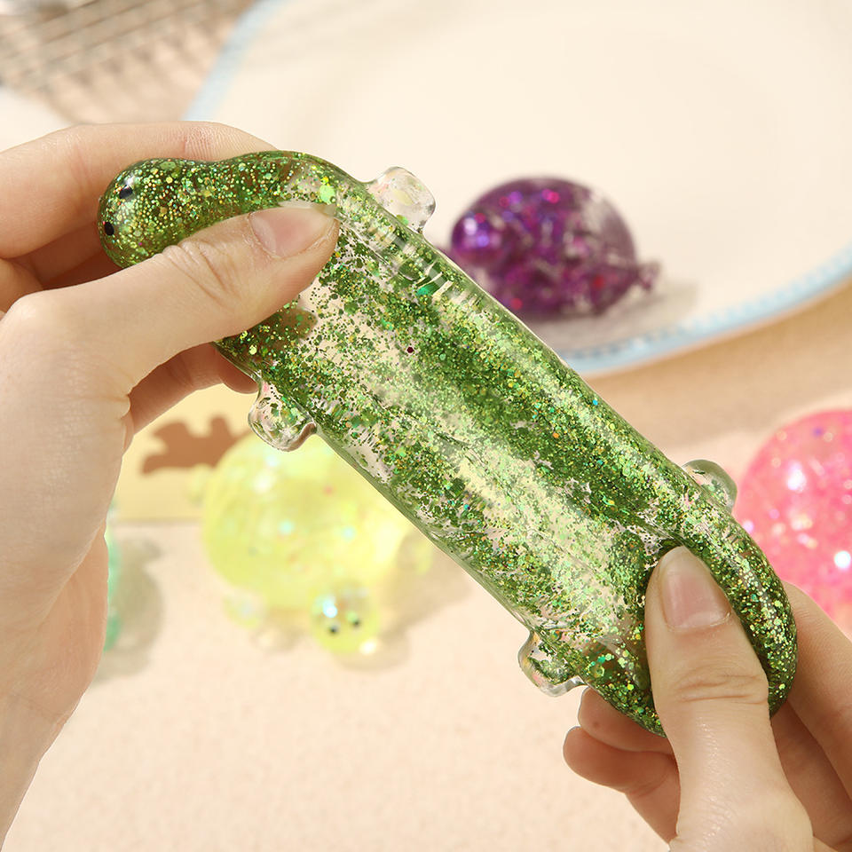 Super Cute Golden Turtle TPR Squishy Toy for Children, Fun Realistic ...
