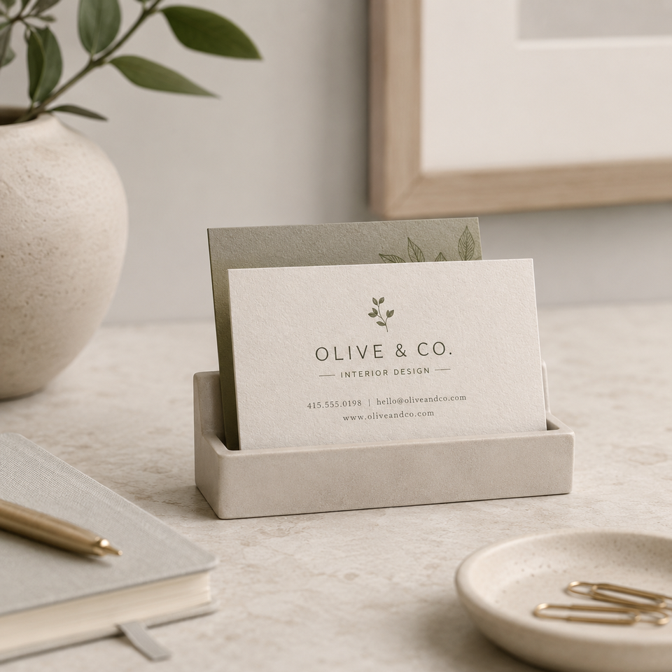 Custom Uncoated Appointment Cards for Salons with Logo Printing ...