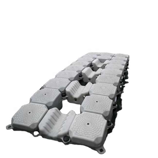 Muelle flotante de plástico, nuevo Material, Cubo de pontón usado ...
