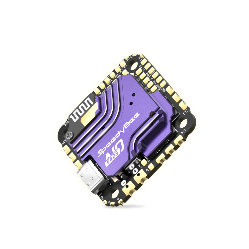 SpeedyBee F405 AIO 40A Bluejay 25.5x25.5 Plastic Flight Controller ICM ...