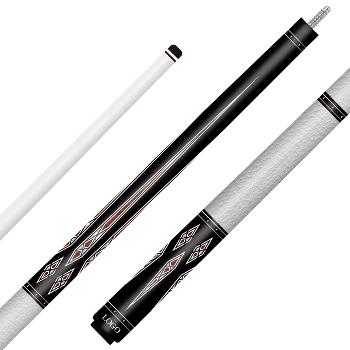 TQG-TZ-009-2 Play Cue Factory Custom Pool Cue Stick 1/2 Split 12.5mm ...