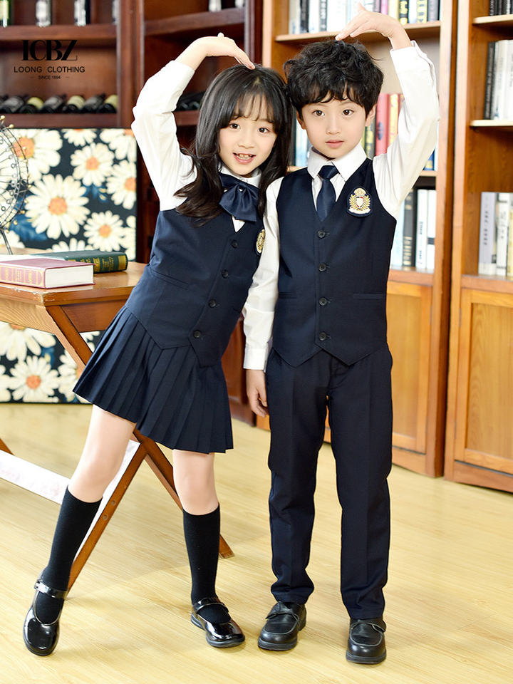 Suit School Uniform Vest Summer College Style Spring and Autumn Primary ...