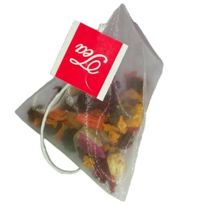 Wholesale OEM Available Nylon Mesh Pyramid Green Herbal Tea Bag Empty ...