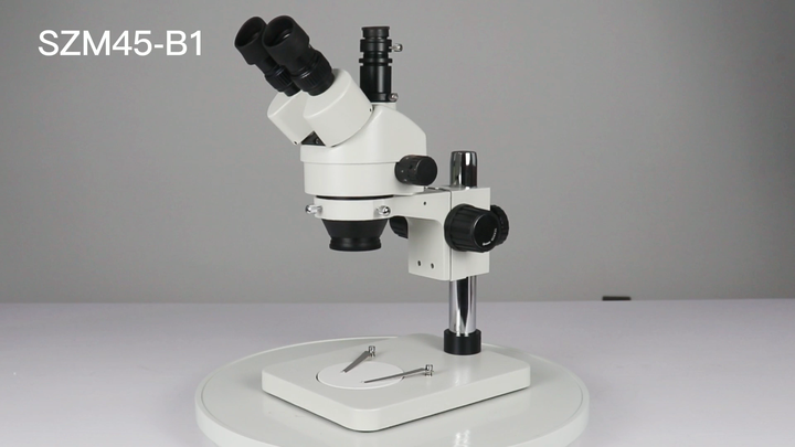 SZM Series Zoom Stereo Microscope - 7-45X Magnification