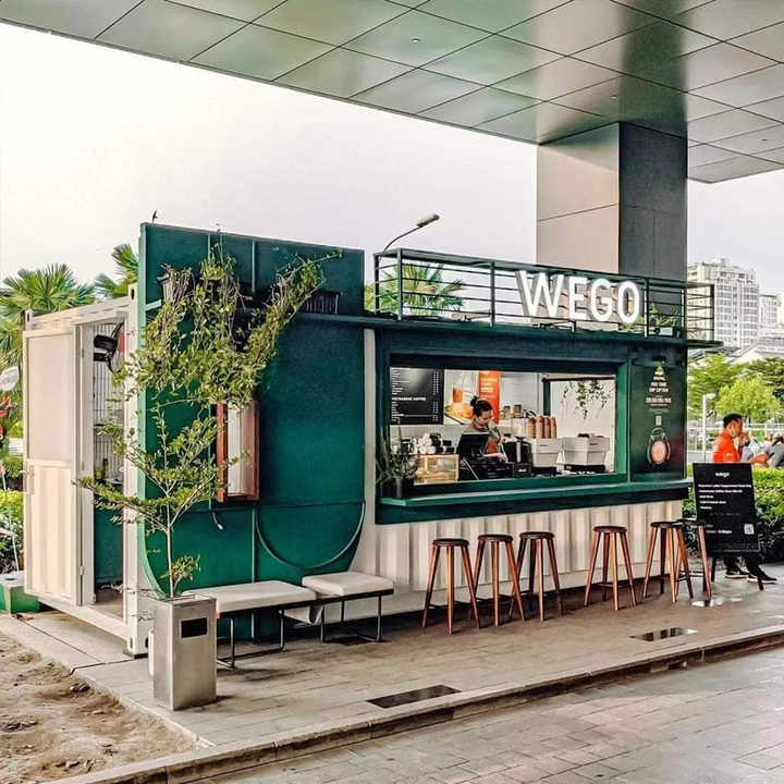 Cafe Container Coffee Shop - Luxury Shipping Container Bar
